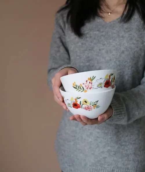 Twig New York Language Of Flowers Cereal & Soup Bowl