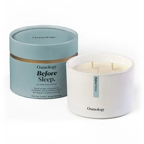 OSMOLOGY Before Sleep Scented Triple Wick Candle - Blue