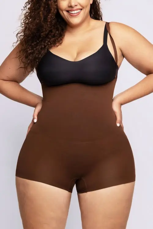 SHAPELLX Bare Essentials Skin Flow Essentials Eco Shaper Boyshort - Brown
