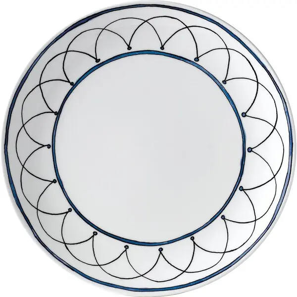 TWIG NEW YORK Heritage Blue Bird Dinner Plate