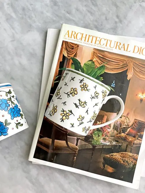 TWIG NEW YORK Heritage Daisy Chain Blooming Mug