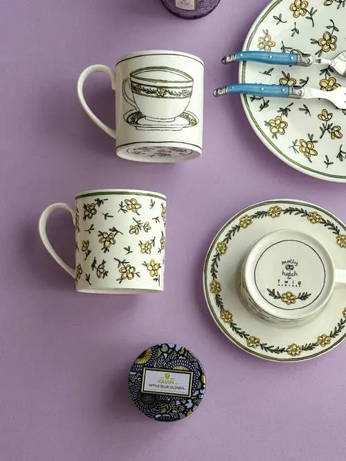 TWIG NEW YORK Heritage Daisy Chain Blooming Mug