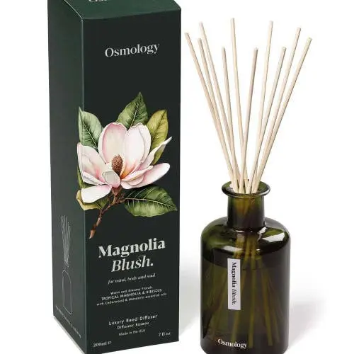 OSMOLOGY Magnolia Blush Reed Diffusermagnolia, Hibiscus - Black
