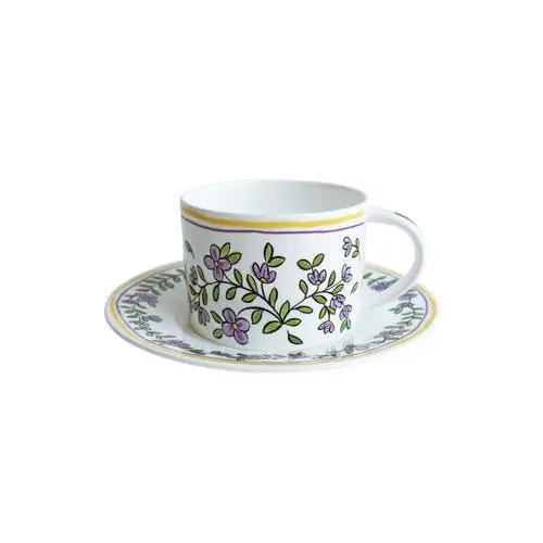 TWIG NEW YORK Heritage Forget Me Not Cup And Saucer