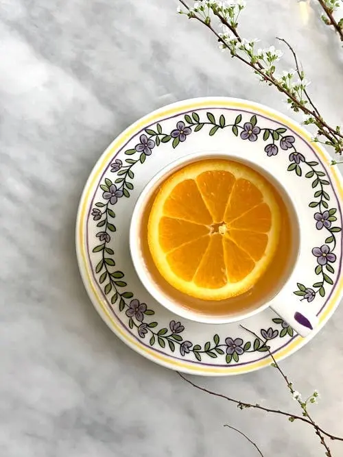 TWIG NEW YORK Heritage Forget Me Not Cup And Saucer