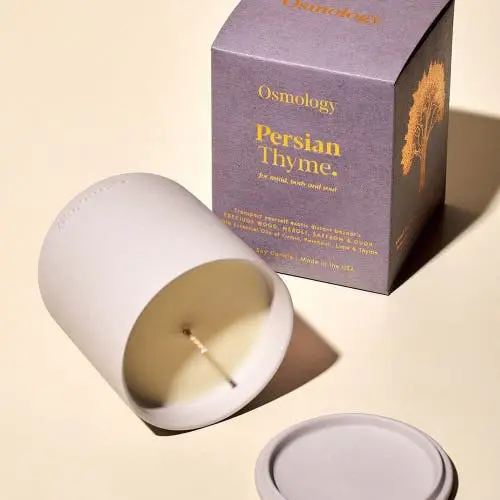 OSMOLOGY Persian Thyme Scented Candleneroli Saffron And Oudh