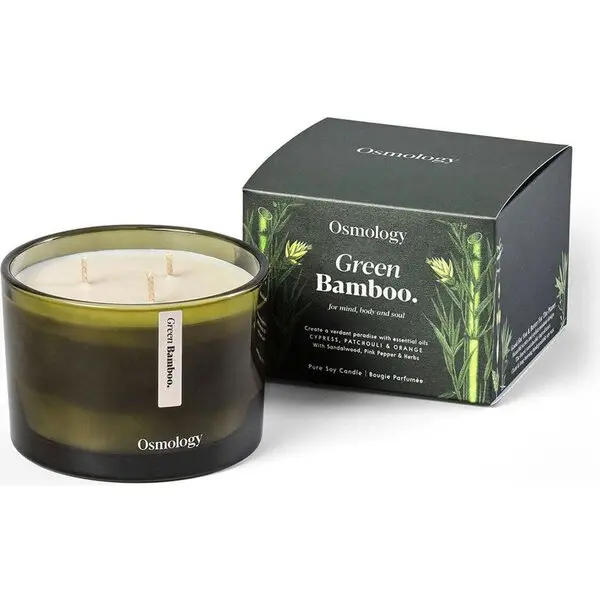 OSMOLOGY Scented Triple Wick Candle - Green