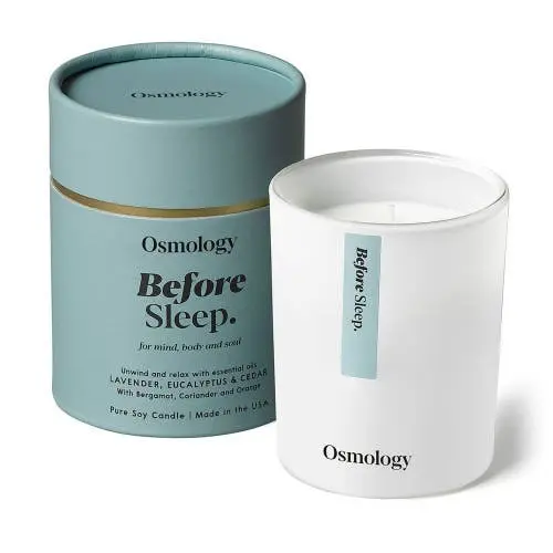 OSMOLOGY Before Sleep Scented Candlelavender Eucalyptus And Cedar - Blue
