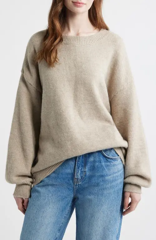Princess Polly Ryanna Crewneck Sweater - Beige