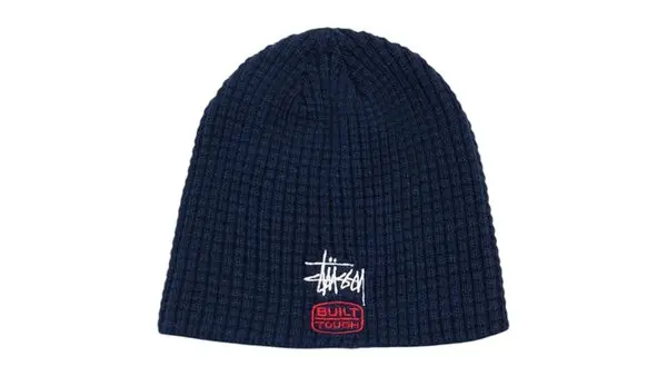 StÜssy Waffle Skullcap - Navy Blue