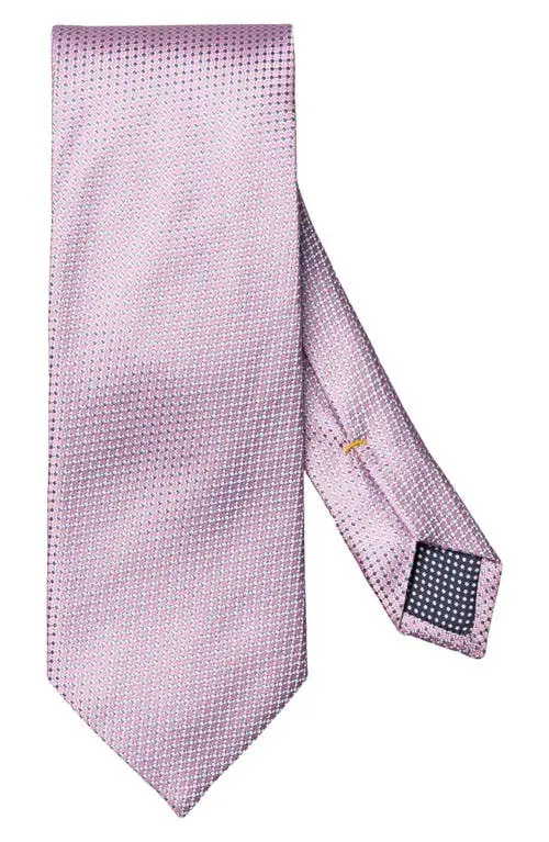 Eton Micro Silk Neck Tie - Medium Pink