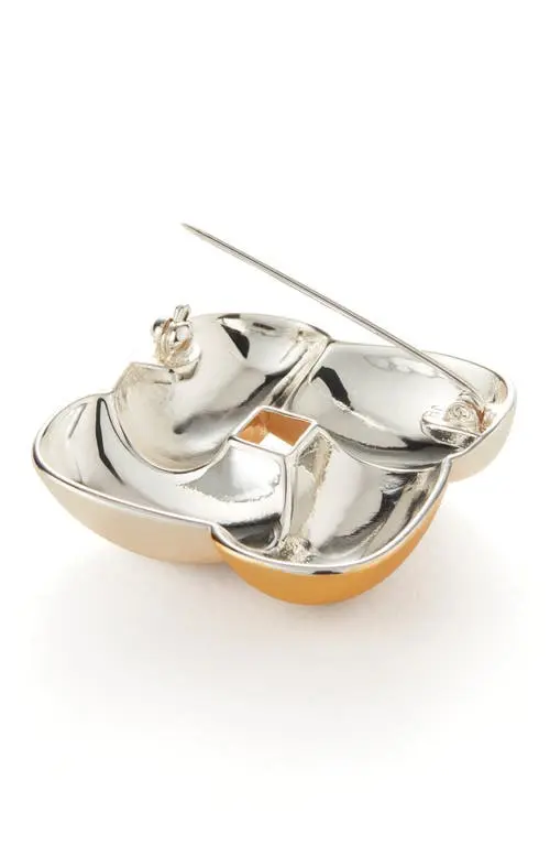 Jenny Bird Woven Square Brooch