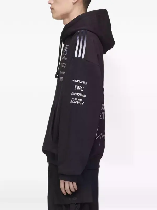 Y3 Cotton Graphic Hoodie