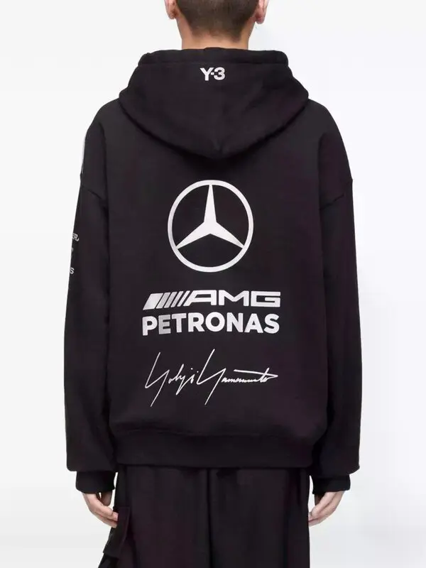 Y3 Cotton Graphic Hoodie