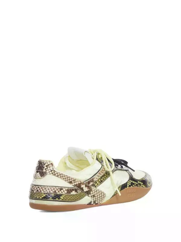 Miu Miu Panelled Sneakers - Yellow
