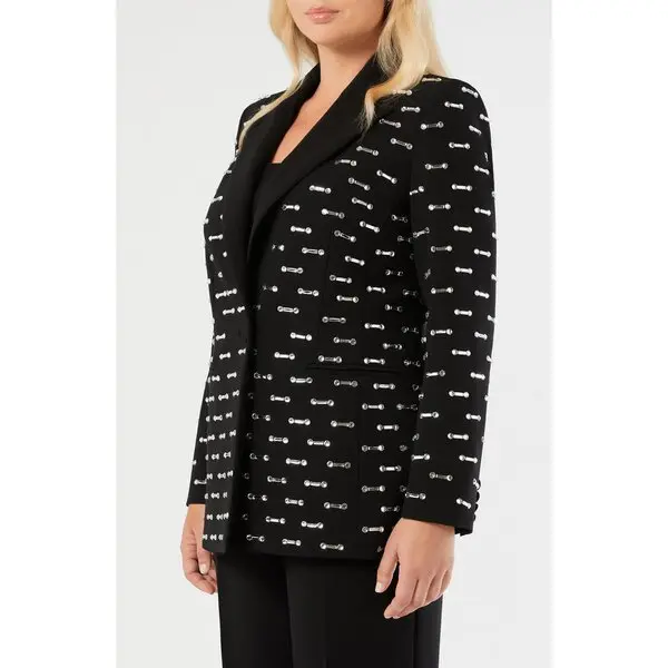 Marina Rinaldi Rhinestone Detail Jacket
