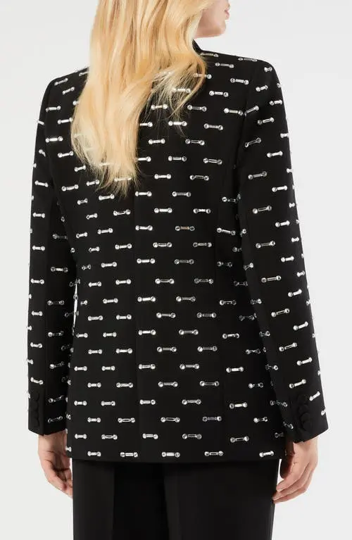 Marina Rinaldi Rhinestone Detail Jacket