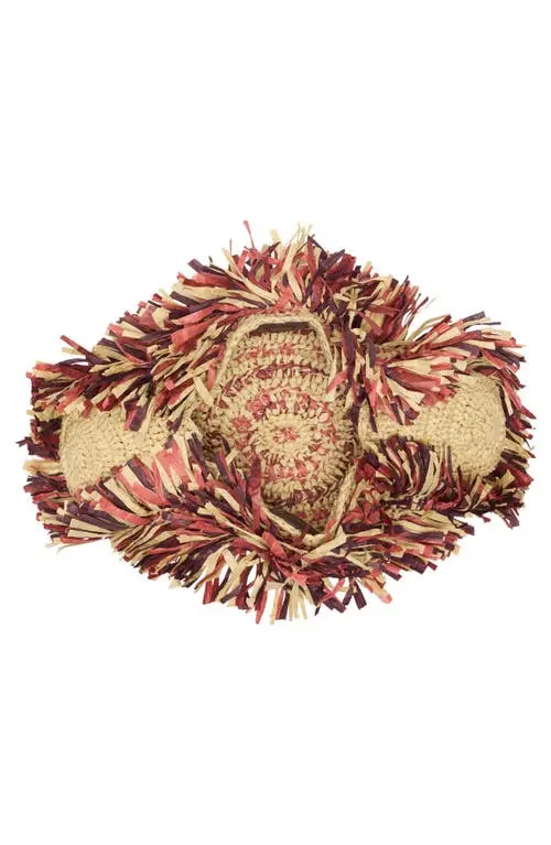Sam Edelman Lily Straw Clutch - Red