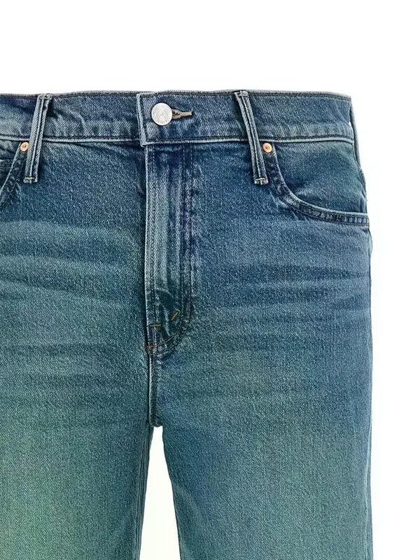 MOTHER The Kick It Ankle Straight Leg Jeans
