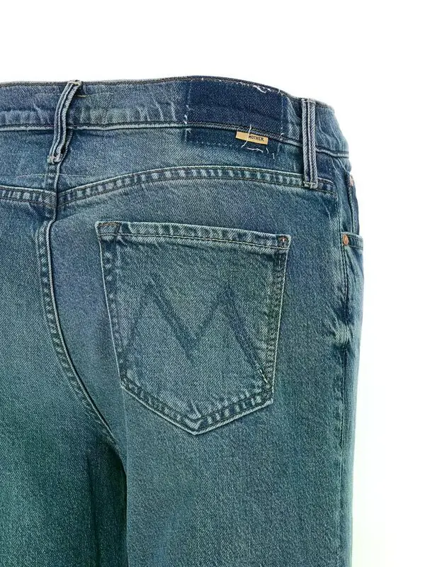 MOTHER The Kick It Ankle Straight Leg Jeans