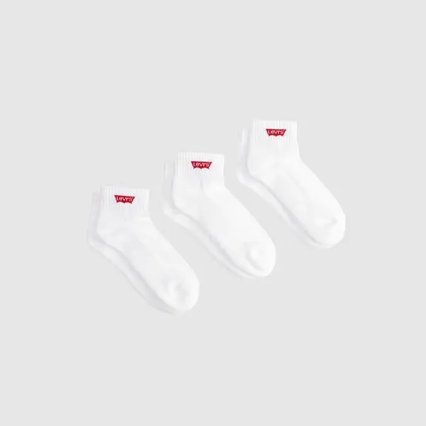 LEVI'S Mid-cut Socks - White