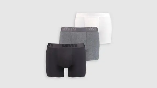 LEVI'S Premium Boxer Briefs - Black Grey Combo