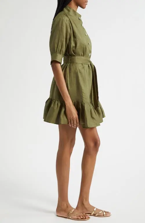 Veronica Beard Kaidin Ruffle-hem Dress
