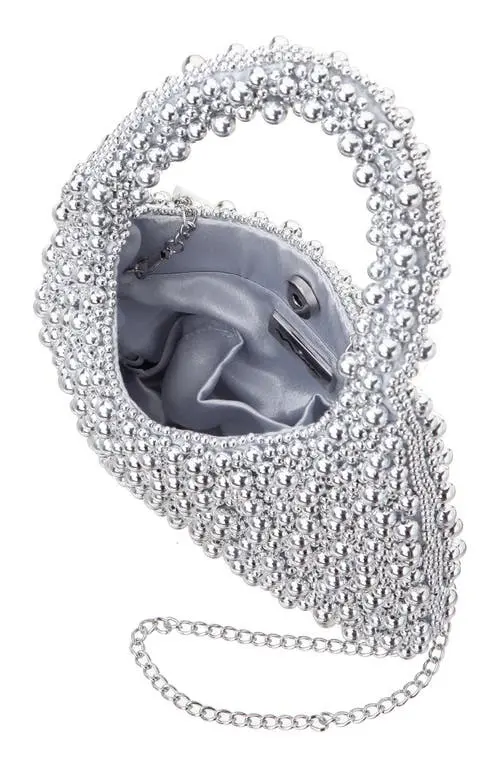 Nina Zariah Beaded Top Handle Bag