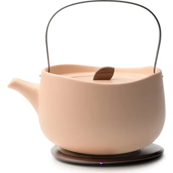 OHOM INC Leiph Self-heating Teapot Set - Rosy Apricot