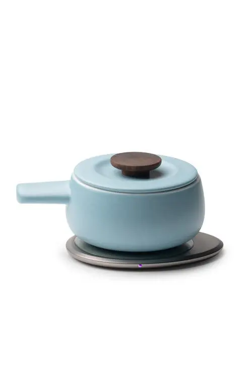 OHOM INC Fondi Self-heating Fondue Set - Moonmist Blue