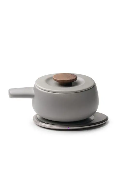 OHOM INC Fondi Self-heating Fondue Set - Soft Gray