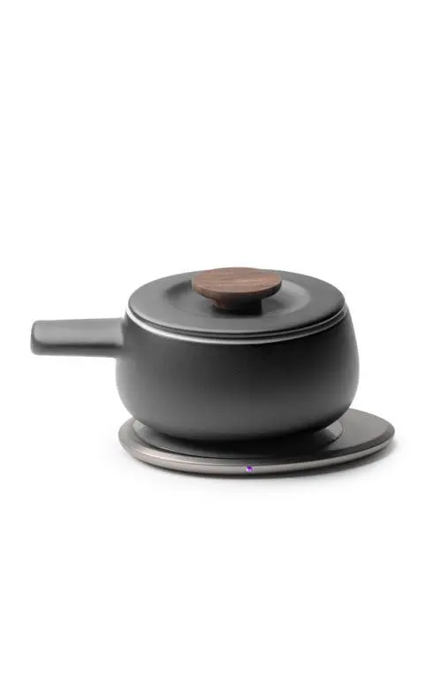 OHOM INC Fondi Self-heating Fondue Set - Inkstone Black