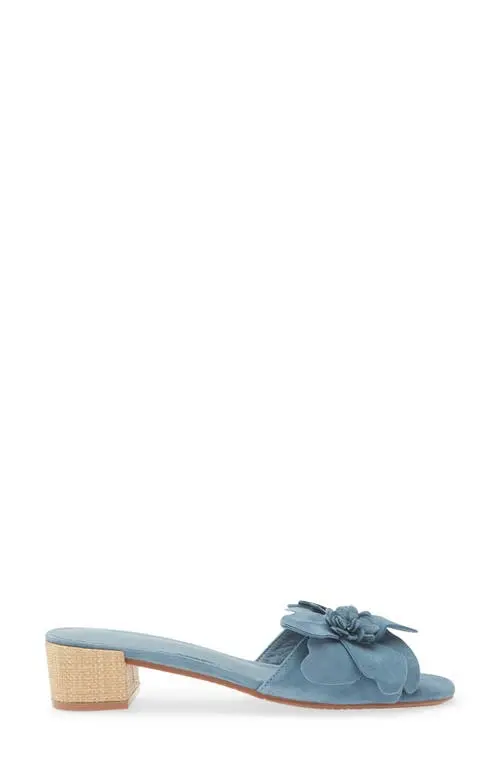 CHOCOLAT BLU Baja Embellished Sandal - Blue Suede