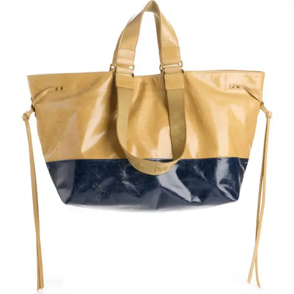 Isabel Marant Étoile Wardy Shopper Tote - Beige/navy