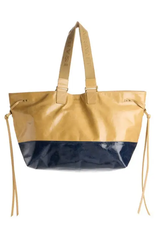 Isabel Marant Étoile Wardy Shopper Tote - Beige/navy