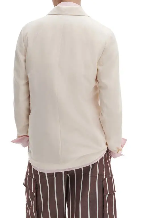 Rag & Bone Jennie One-button Blazer - Ivory