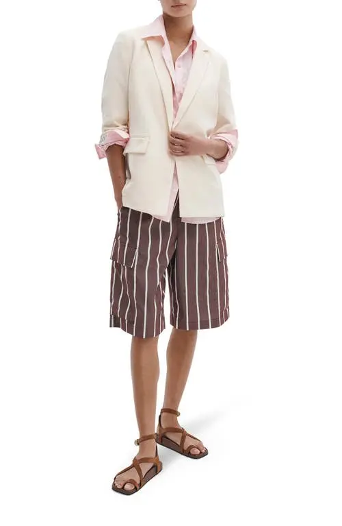 Rag & Bone Jennie One-button Blazer - Ivory