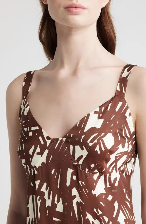 Rag & Bone Aubrey Print Sleeveless Maxi Dress