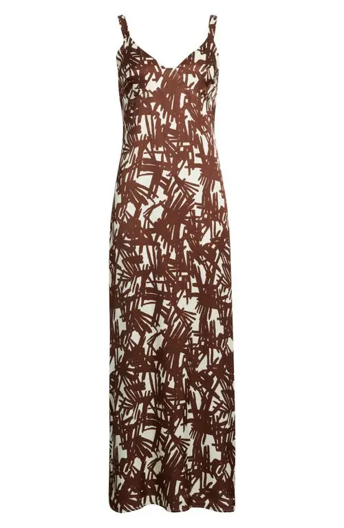 Rag & Bone Aubrey Print Sleeveless Maxi Dress