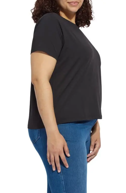 Lyssé Perfect Box Cut T-shirt - Black