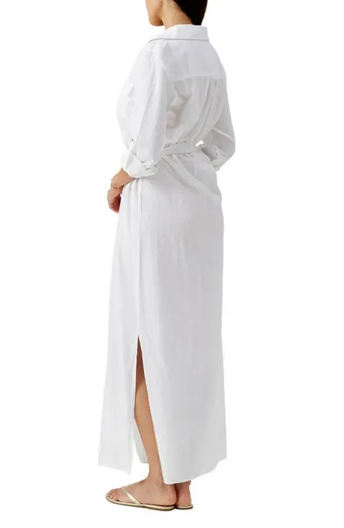 Melissa Odabash Darcy Button-up Cover-up Dress