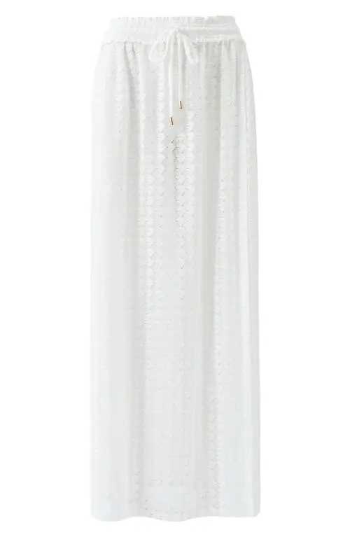 Melissa Odabash Mendi Embroidered Lace Cover-up Skirt