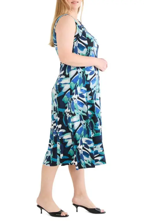NIC+ZOE Giverney Blanche Knit Midi Dress