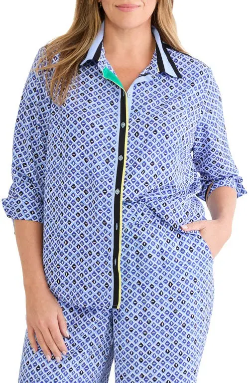 NIC+ZOE Mosaic Stripe Shirt