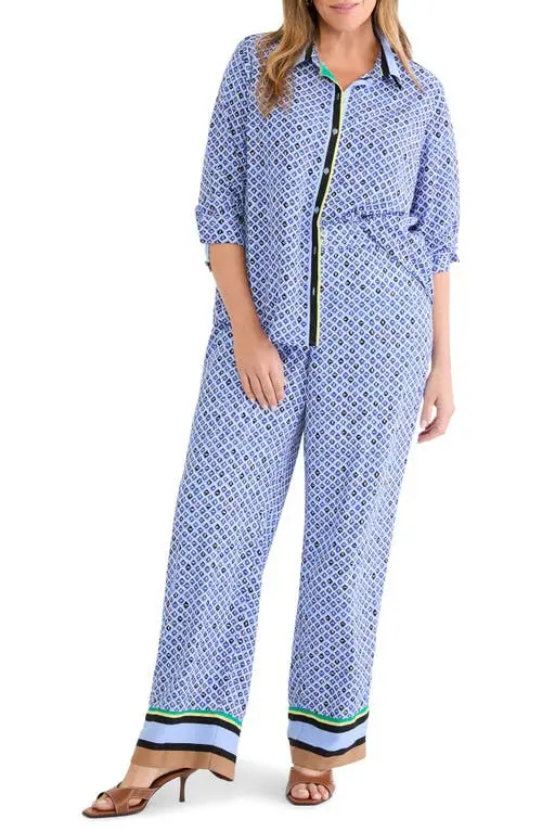NIC+ZOE Mosaic Stripe Shirt