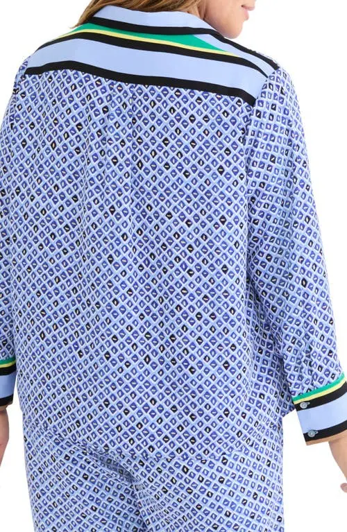 NIC+ZOE Mosaic Stripe Shirt