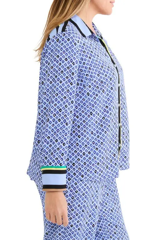 NIC+ZOE Mosaic Stripe Shirt