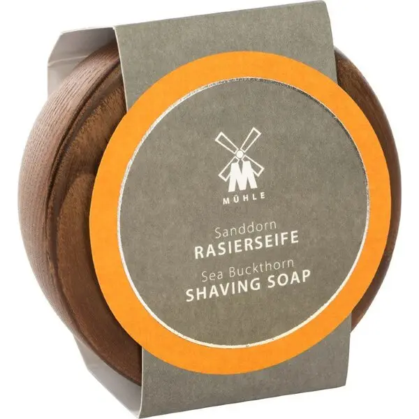 MUHLE Sea Buckthorn Shaving Soap - Steamed Ash