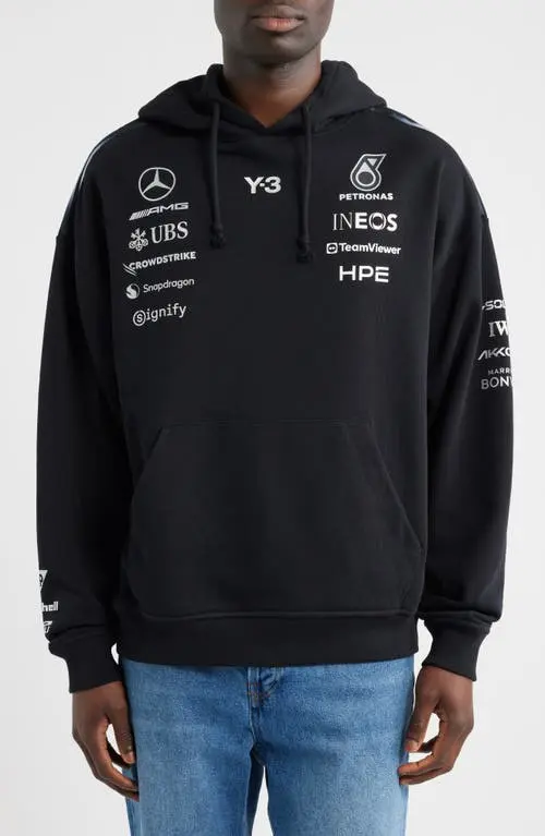 Y3 F1 Team Cotton Hoodie