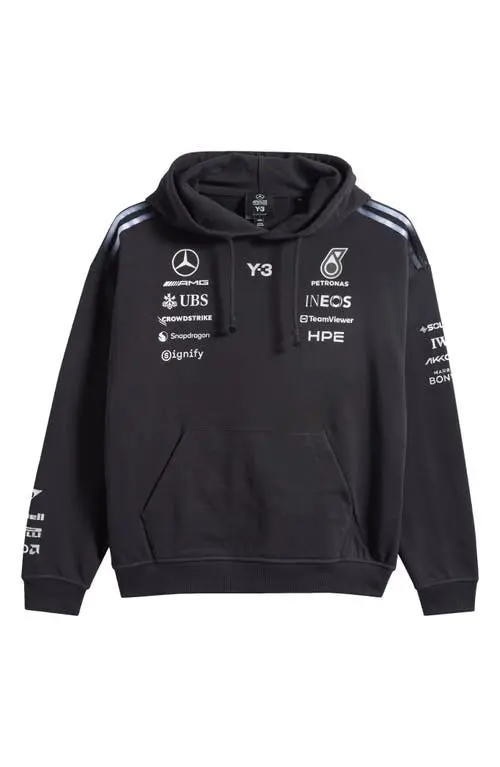 Y3 F1 Team Cotton Hoodie